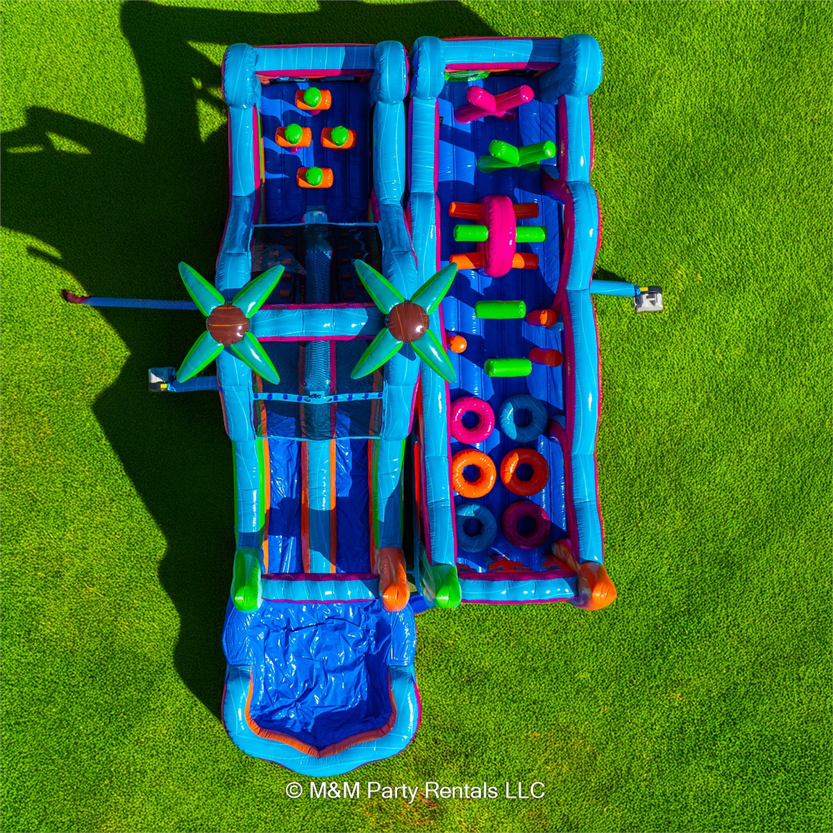 Flexing Flip Flop - Dual Lane Obstacle and Dual Slide - Party Rentals ...
